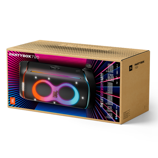 JBL PartyBox 720 | Party-Lautsprecher mit erstklassigem JBL Pro Sound und futuristischer Lightshow